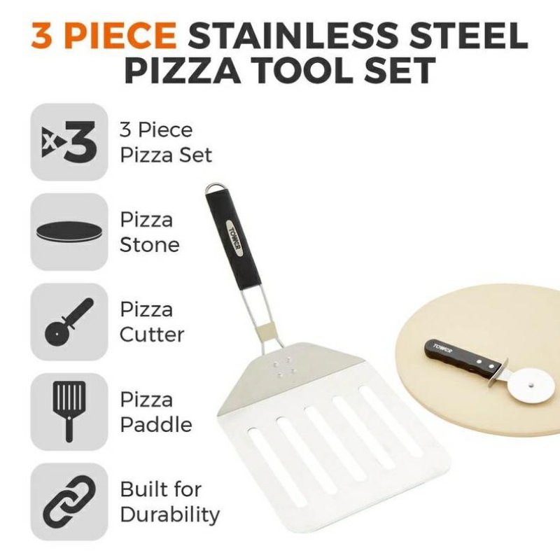 3 Piece Pizza Tool Set | Holbury Hardware Stores
