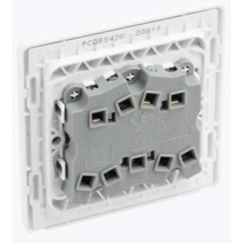 Matt Blue 3 Gang 2 Way Switch | Holbury Hardware Stores