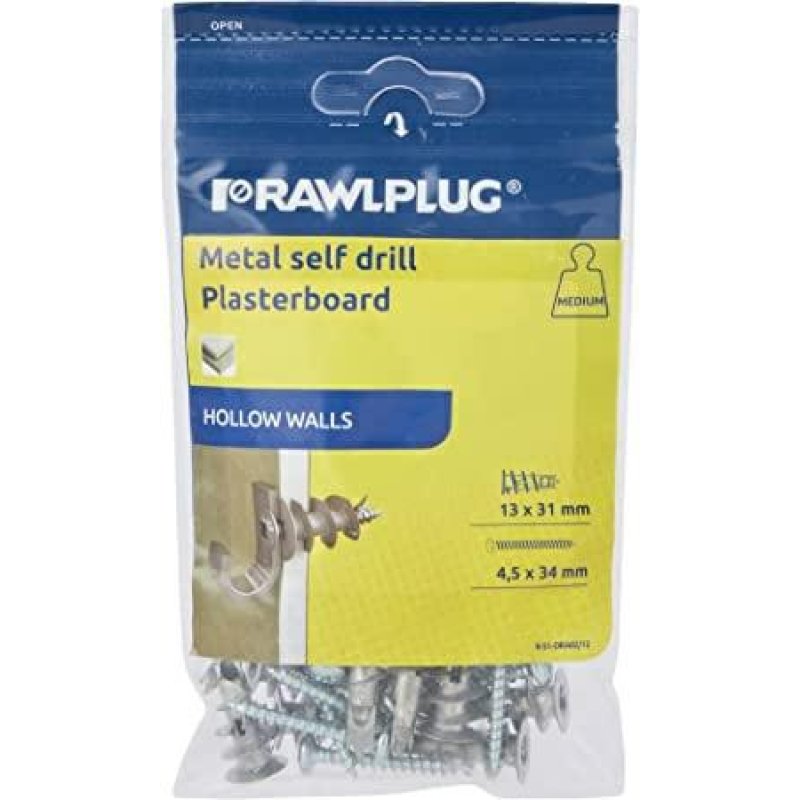 Self Drive Metal Fixing For Plasterboard | Holbury Hardware Stores