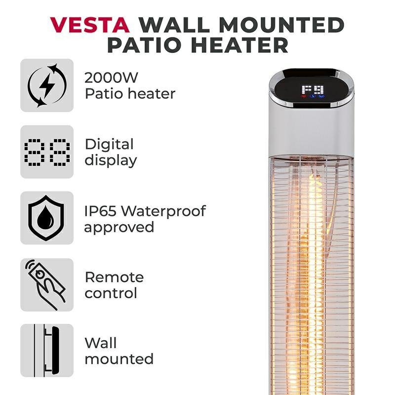 Vesta 2Kw Wall Mount Heater | Holbury Hardware Stores