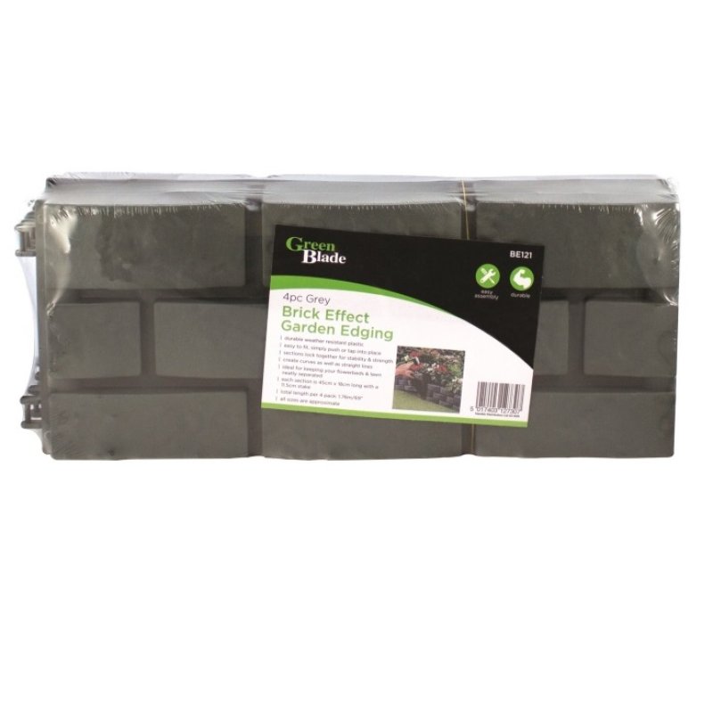 Grey Brick Effect Garden Edging | Holbury Hardware Stores