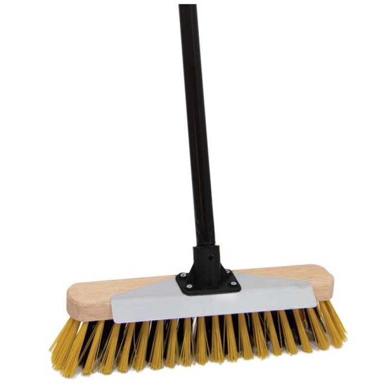 15.9" Bulldozer Utility Wooden Broom | Holbury Hardware Stores