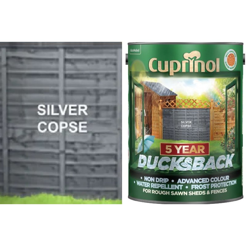 Cuprinol Ducksback Silver Copse 5L | Holbury Hardware Stores
