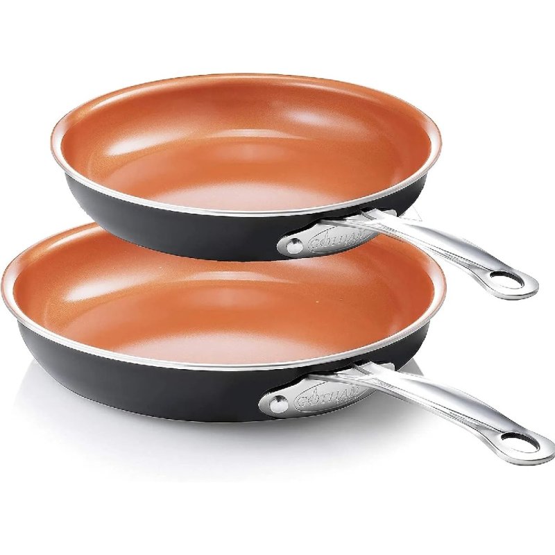Gotham Steel Twin Frying Pan Set | Holbury Hardware Stores