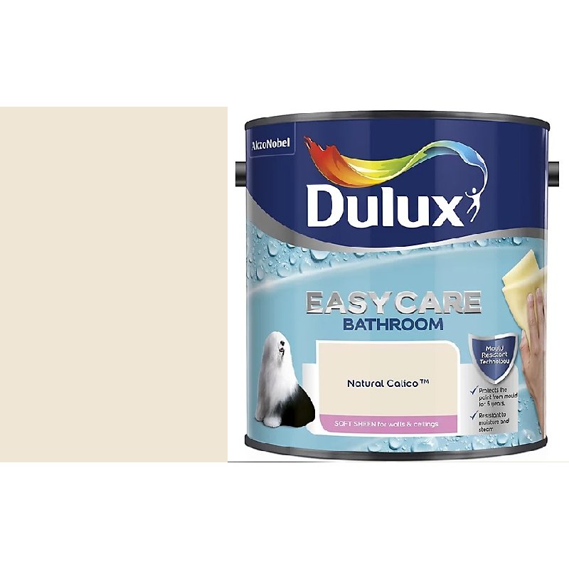 Dulux 2.5L Natural Calico Bathroom | Holbury Hardware Stores