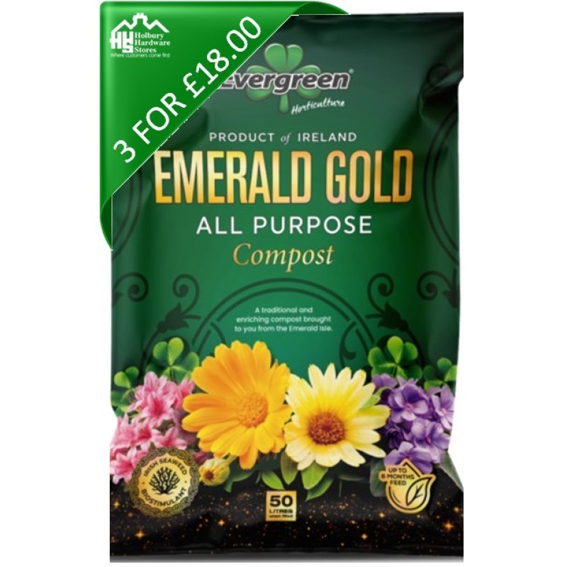 Emerald Gold Compost (50 Litres) | Holbury Hardware Stores