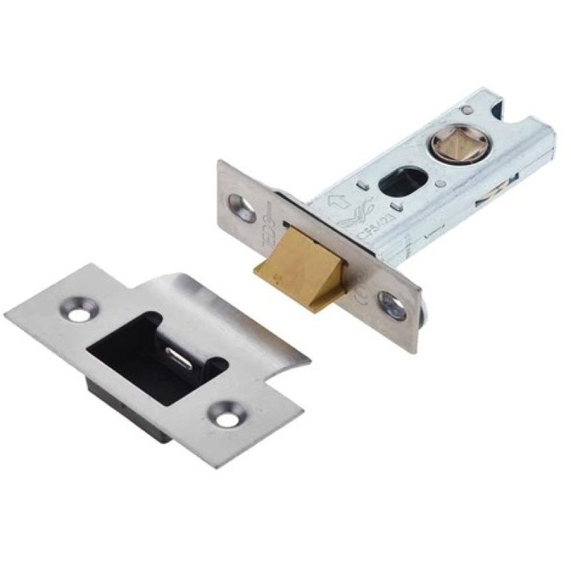 Heavy Duty Tubular Latch 3 Inch Satin Stainless Steel | Holbury ...