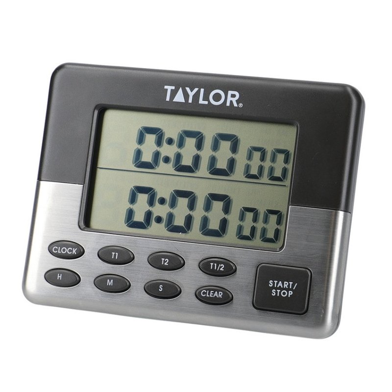 Taylor Pro Stainless Steel Dual Event Digital Timer | Holbury Hardware ...