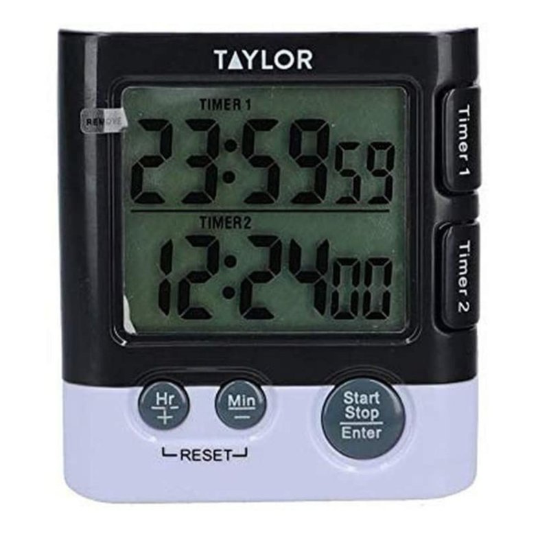 Taylor Dual Kitchen Timer and 24 Hour Digital Clock | Holbury Hardware ...