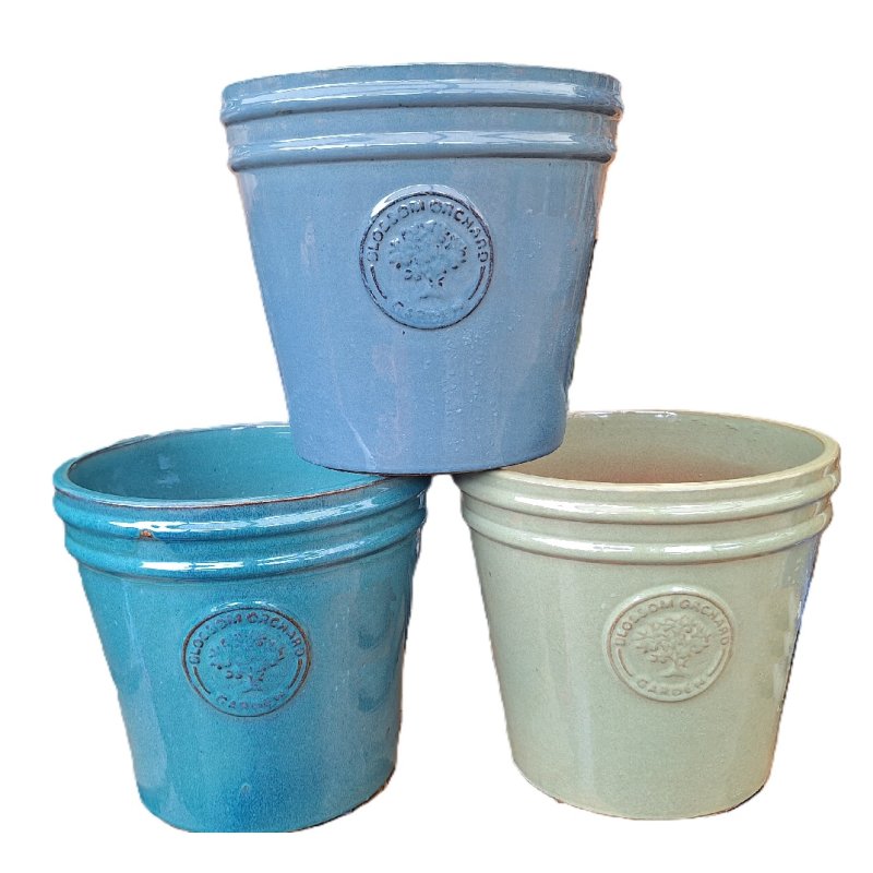 Mims Pottery, Blossom Orchard Cone Pot, Large | Holbury Hardware Stores