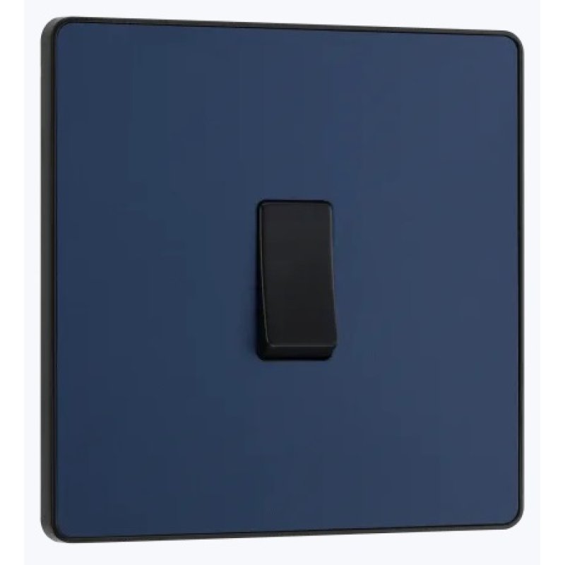 Matt Blue 1 Gang Intermediate Switch | Holbury Hardware Stores