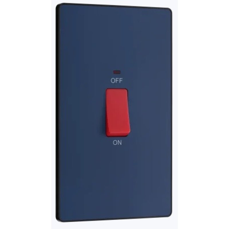 Matt Blue 45 Amp Double Pole Switch | Holbury Hardware Stores