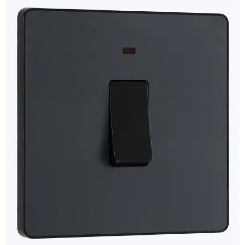 Matt Grey 20 Amp Double Pole Switch | Holbury Hardware Stores