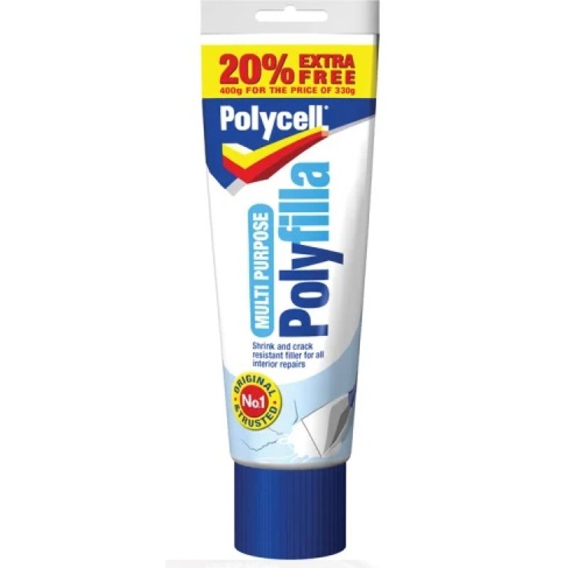 Polyfilla All Purpose Tube 400Gm (20% Free) | Holbury Hardware Stores