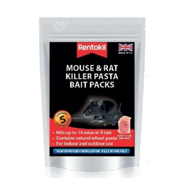 Mouse & Rat Killer Pasta Bait x 5 | Holbury Hardware Stores