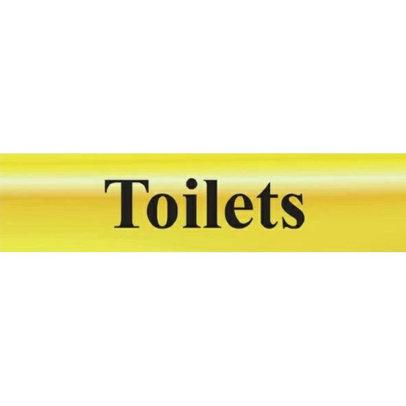 Sign "Toilets" | Holbury Hardware Stores