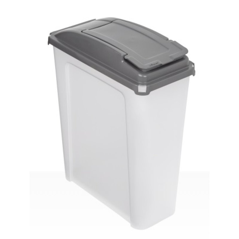 25L Storage Container & Lid Clear-Cool Grey | Holbury Hardware Stores