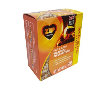 Zip Wrapped Firelighters | Holbury Hardware Stores