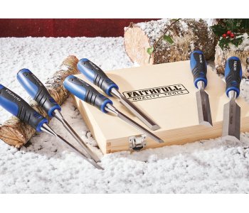 Soft Grip Chisel Set + Storage Box, 6 Piece | Holbury Hardware Stores