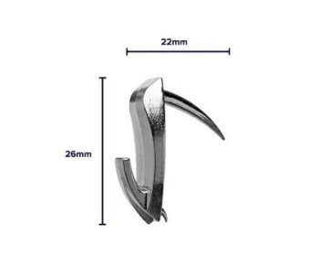 Wallbiter Nickel Multi Hook | Holbury Hardware Stores